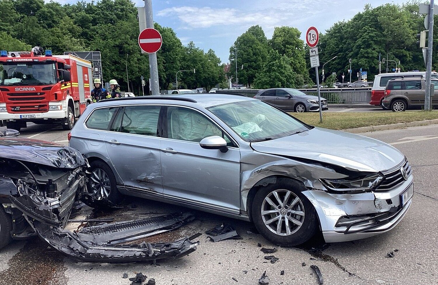 Verkehrsunfall mit zwei Verletzten (Fürstenried)